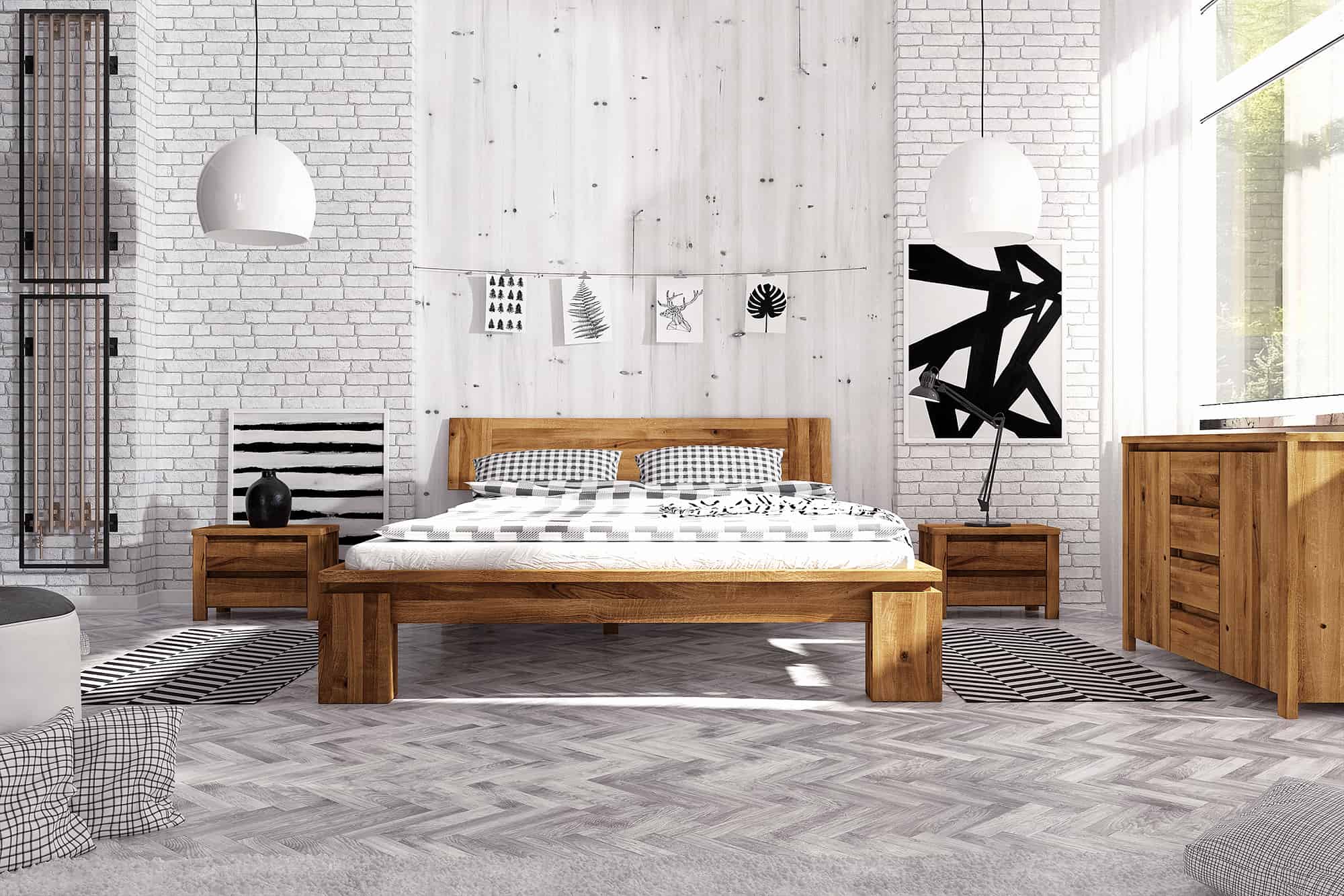 Postele - Spálňový nábytok - Spálna z masívu - The Beds